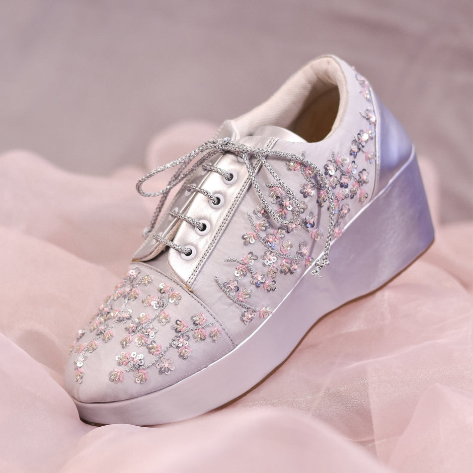 Bridal Sneakers Online | Buy Wedding Sneakers and Footwear for Bride ...